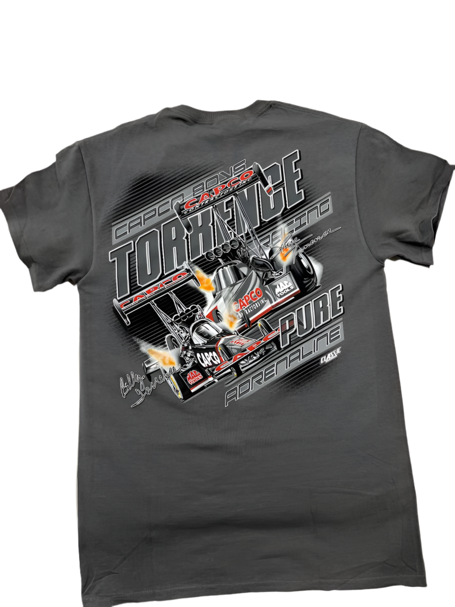 Pure Adrenaline T-Shirt - Grey – Torrence Racing