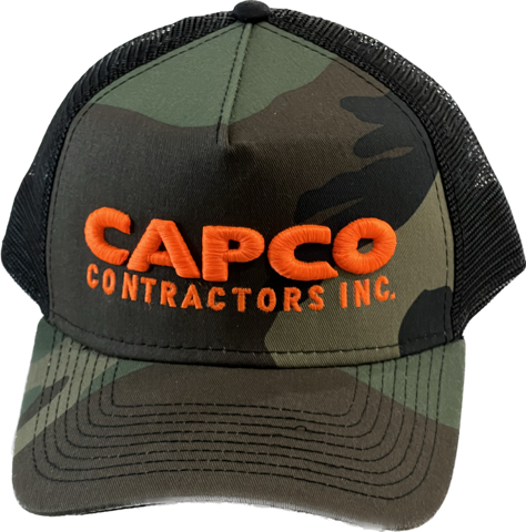Five Panel Capco Camo Snap Back - Orange – Torrence Racing